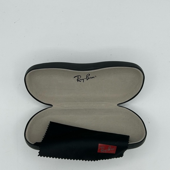 Ray-Ban | Accessories | Ray Ban Hard Eyeglasses Black Case With Cloth ...